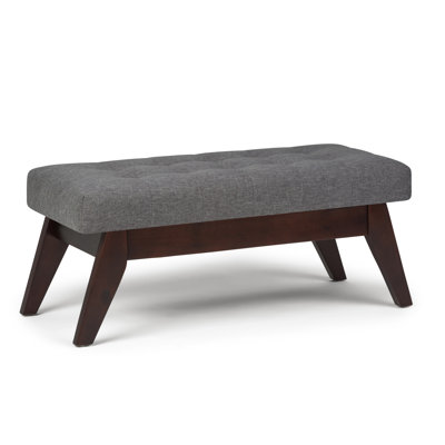 George Oliver Berggren Mid Century Tufted Fabric Ottoman Reviews Wayfair